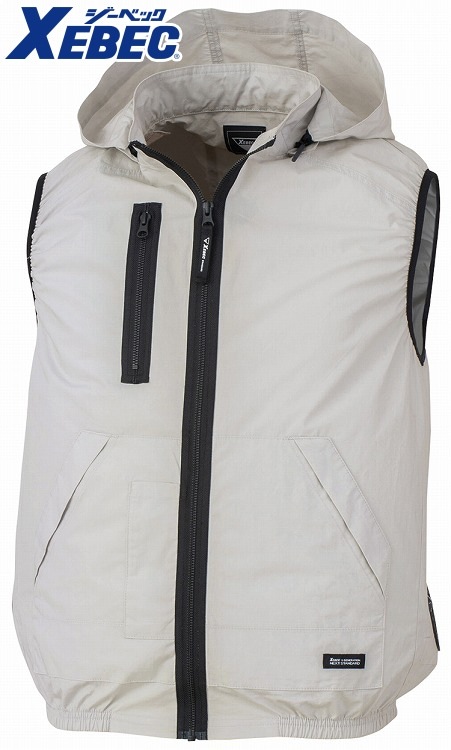 XEBEC ジーベックXE98029 空調服綿フード付ベスト S M L LL 3L 4L 5L 6L 涼しい 作業着 作業服 | 空調 | W4