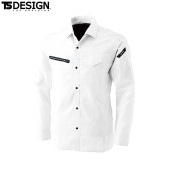 TSDESIGN TSデザイン 8105 AIRACTIVEロングスリーブシャツ SS S M L LL 3L 4L 5L 6L 空調作業着 春夏対応 作業着 作業服 強ｽﾄﾚｯﾁ ポリ綿 ...