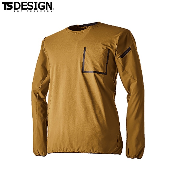 TSDESIGN TSデザイン 8345 TSDELTAスウェットシャツ SS S M L LL 3L 4L 5L 6L 作業着 作業服 強ｽﾄﾚｯﾁ ナイロン ポリウレタン混 吸汗速乾 ...