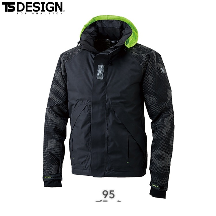 TSDESIGN TSデザイン 18236 メガヒートフラッシュ防水防寒ジャケット S M L LL 3L 4L 5L 6L 秋冬対応 作業着 作業服 強ｽﾄﾚｯﾁ ポリ 防寒 | ジャケット ...