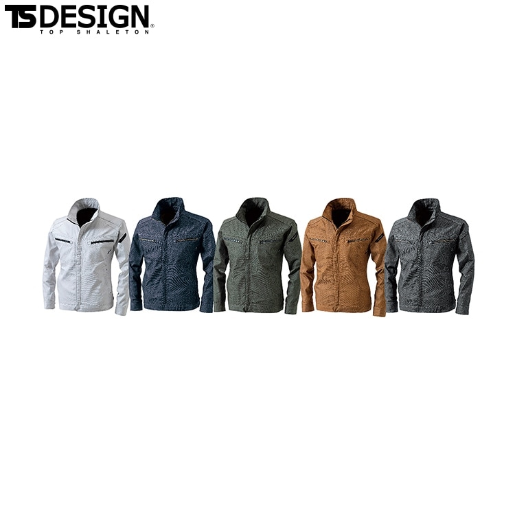TSDESIGN TSデザイン 5316 TSLAYEREDTWILLロングスリーブジャケット SS S M L LL 3L 4L 5L 6L 作業着 作業服 強ｽﾄﾚｯﾁ ポリ綿 ...