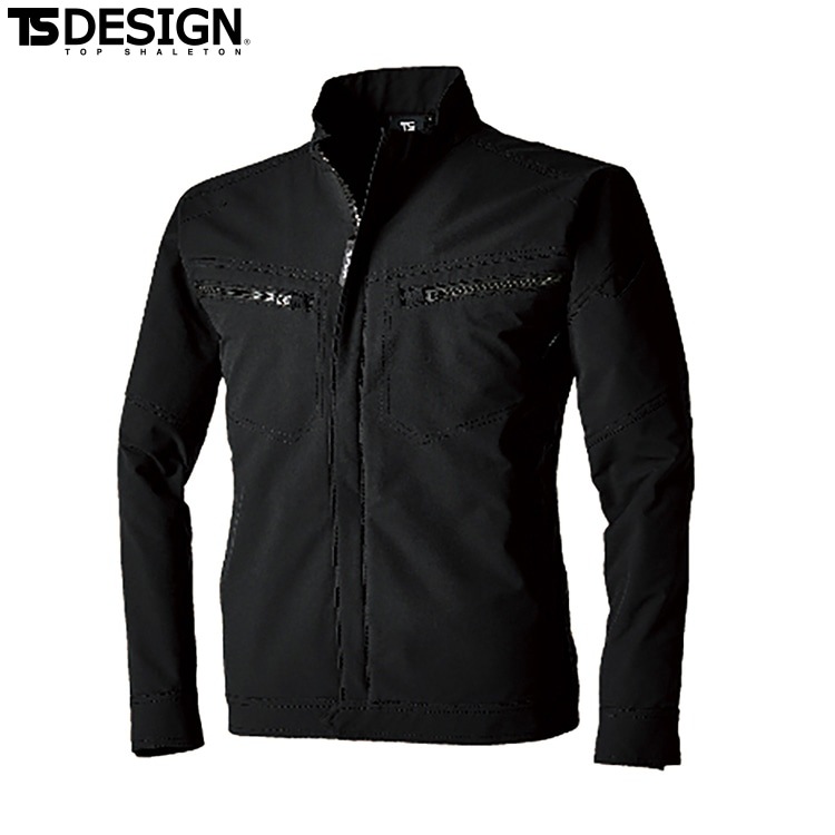 TSDESIGN TSデザイン 5616 TS4Dエコダブルクロスジャケット SS S M L LL 3L 4L 5L 6L 作業着 作業服 強ｽﾄﾚｯﾁ ポリ 制電素材 JIS制電 ...
