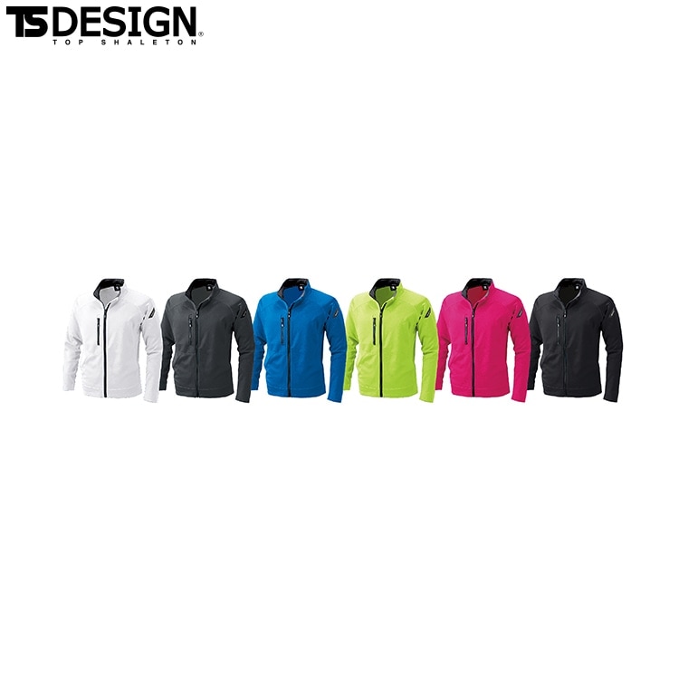 TSDESIGN TSデザイン 6226 ESロングスリーブジャケット SS S M L LL 3L 4L 5L 6L 作業着 作業服 強ｽﾄﾚｯﾁ ポリ ポリウレタン混 制電素材 JIS制電 ...