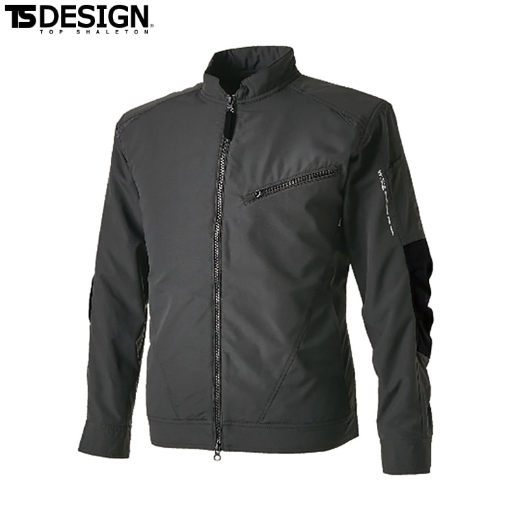TSDESIGN TSデザイン 84646 ストレッチタフライダーワークジャケット SS S M L LL 3L 4L 5L 6L 作業着 作業服 強ｽﾄﾚｯﾁ ポリ 制電素材 | ジャケット ...