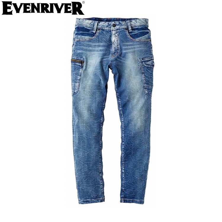 EVENRIVER イーブンリバー USD912 ストレッチデニムカーゴX9．1 S M L LL 3L 4L 5L 作業着 作業服 | その他商品 | W4