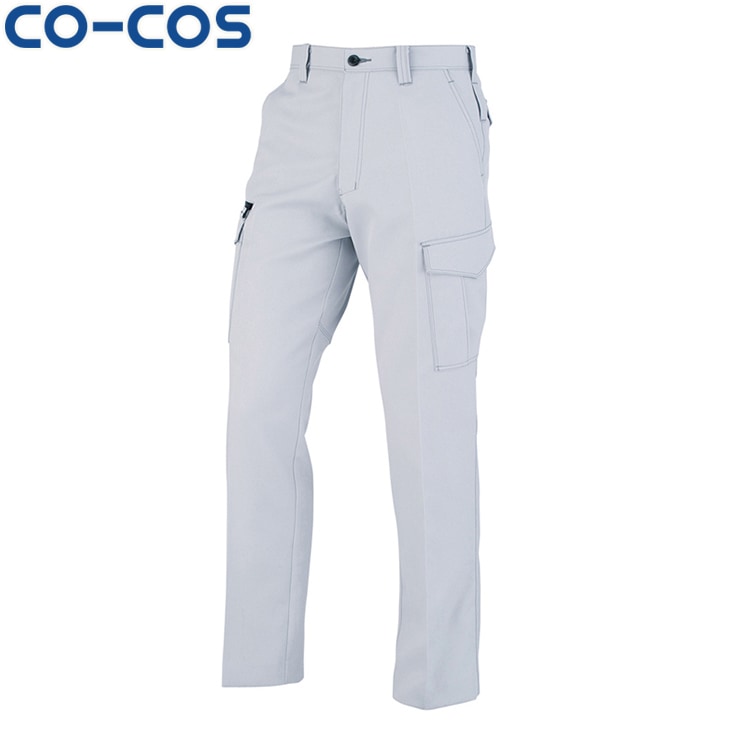 CO-COS コーコス A-8176ワンタックカーゴ（シャーリング） SS S M L LL 3L 4L 5L 6L 7L オールシーズン対応ワークウェア 作業着 作業服 セール中 ...
