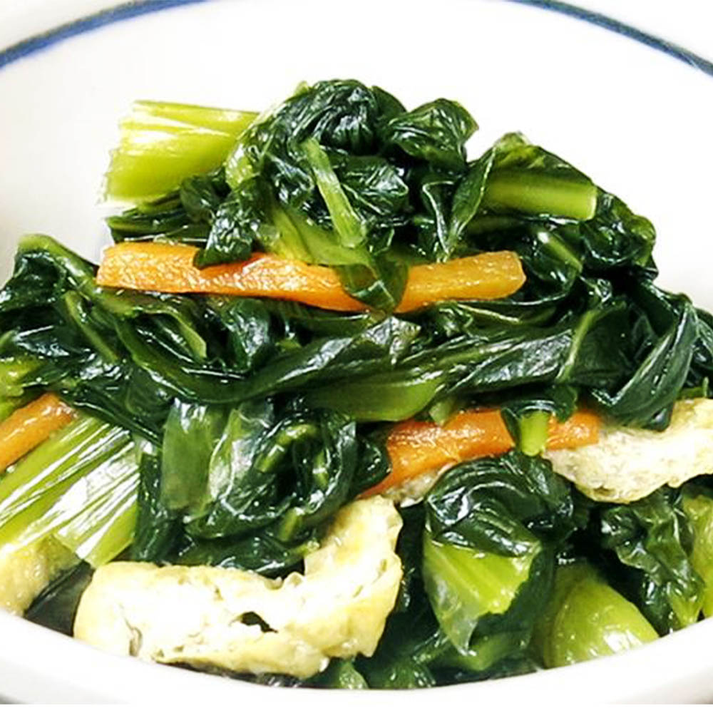 GFC 小松菜彩り和え500g | 冷凍食品,冷凍おかず のネット通販|食のプロ御用達の業務用・給食用食品・冷凍食品通販ナカヤマフーズオンライン