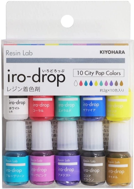 レジン Resin Lab iro-drop いろどろっぷ10色セット シティポップカラー 新色 レジンラボ 着色剤 | レジン,レジン着色剤 ...