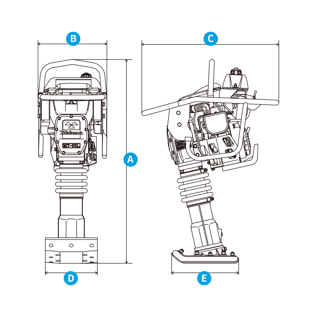 三笠産業 ランマー MT-e55-SS ※バッテリー付 NAMBU SHOP