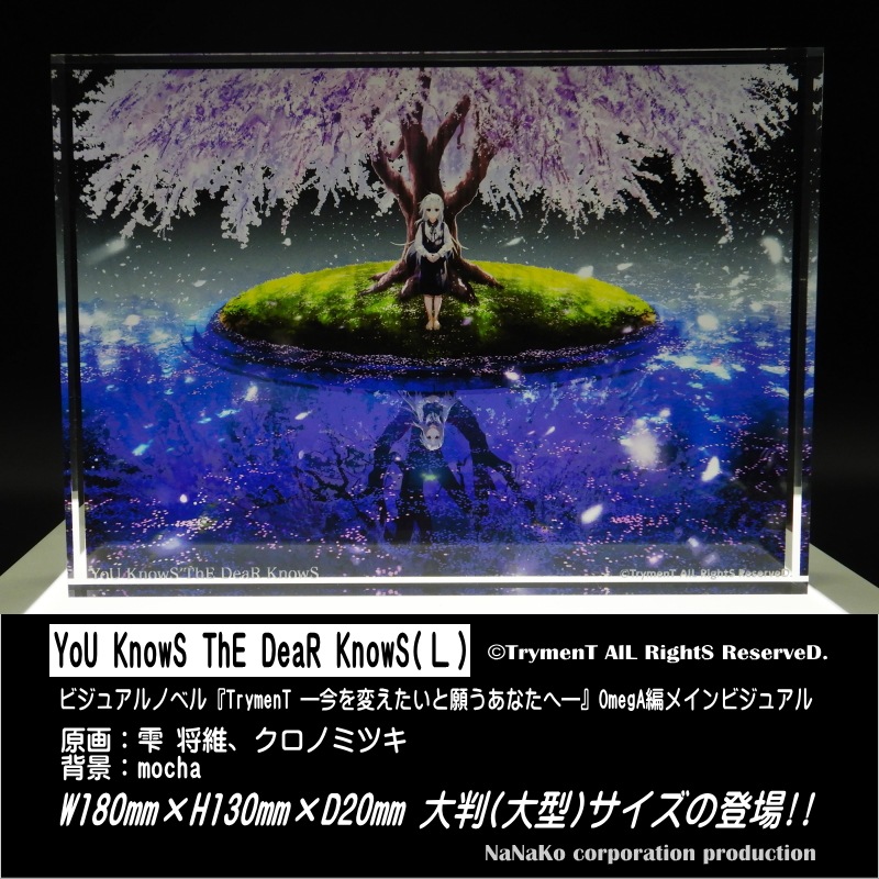 TrymenTアクリルオーナメントYoU KnowS ThE DeaR KnowS(L)