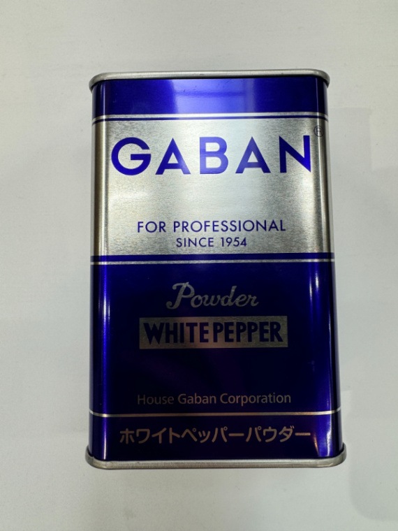 GABAN ホワイトペッパー パウダー 角缶 420g | 調味料 | 南部市場ドットコム