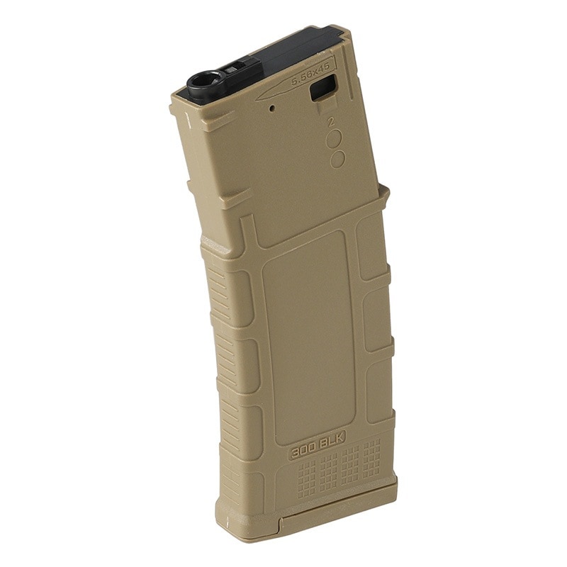 HTGベーシック MAGPUL PMAG 300BLK Gen3スタイル スプリング給弾式 180連 マガジン FDE (STD M4/M16 ...