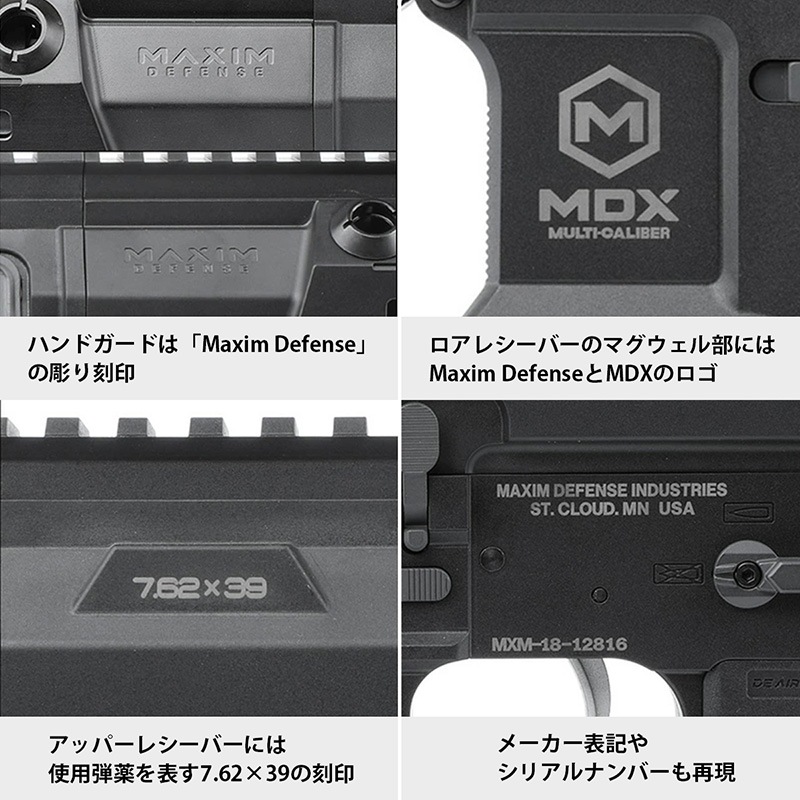 DE Airsoft Maxim Defense PDX AEG (Kestrel V2搭載/UTRシリーズ) ハードガンケース付 Arid ...