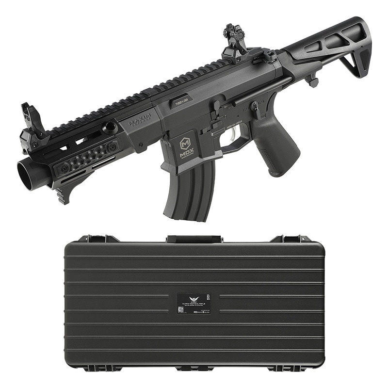 DE Airsoft Maxim Defense PDX AEG (Kestrel V2搭載/UTRシリーズ) ハードガンケース付 Black ...
