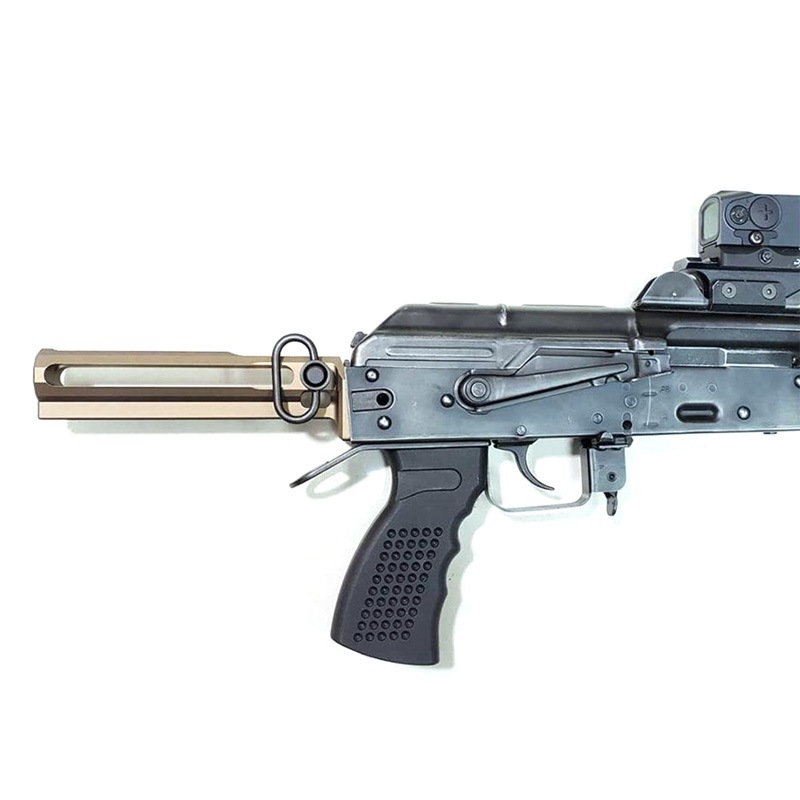 Airsoft Artisan Skeleton M4ストックアダプター (LCT/GHK AKフォールディングストックシリーズ） Black | エアガンパーツ,ストック | | ミリタリー ...