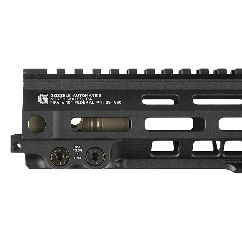 Zparts Geissele Mk4 10inch M-LOKハンドガード Federal刻印 (VFC M4 GBB対応) Black | エアガンパーツ,レールシステム（RAS ...