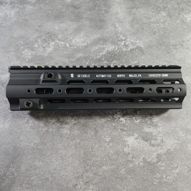 【訳あり品】5KU Geissele SMR HK416タイプレールハンドガード 10.5inch (VFC HK416 GBB) BK【同梱 ...