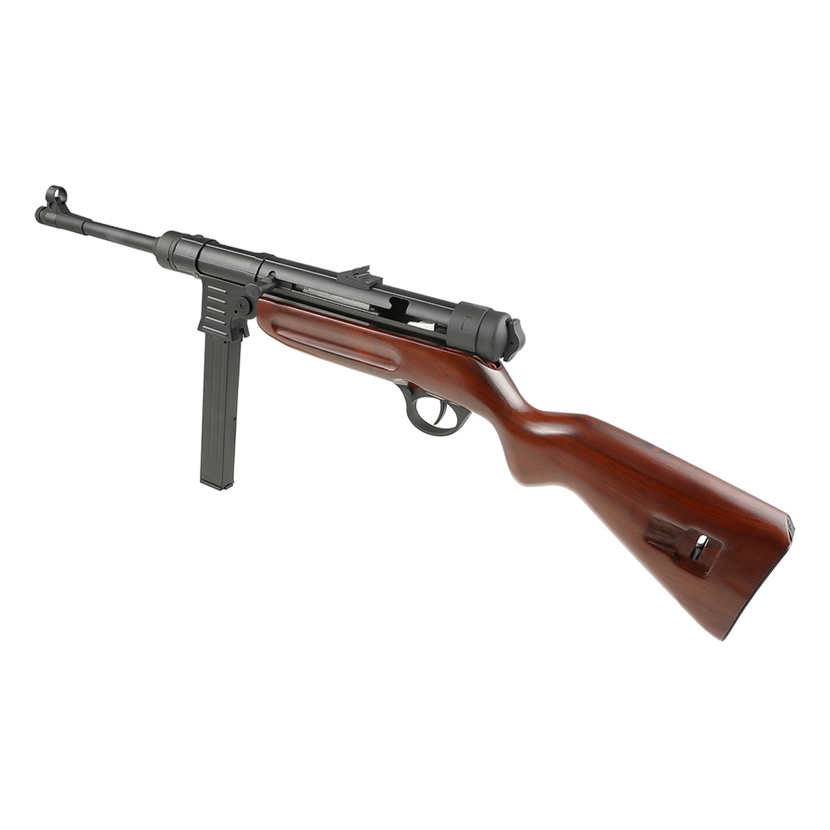 【H.T.G.プライムセール】SRC MP41 フルメタル電動ガン サブマシンガン NV (リアルウッド EBB JP Ver.) エアガン ...