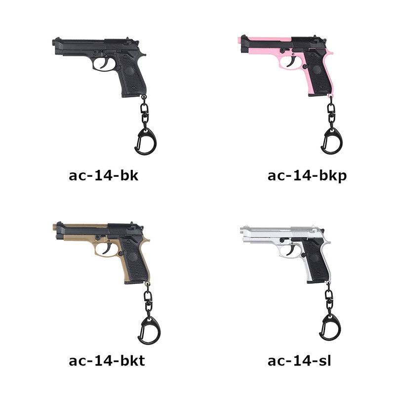 WoSporT M92キーチェーン 1/4スケール BK/PINK【メール便可能/他のメール便対象商品との同梱も可能】 | ミリタリー小物 ...