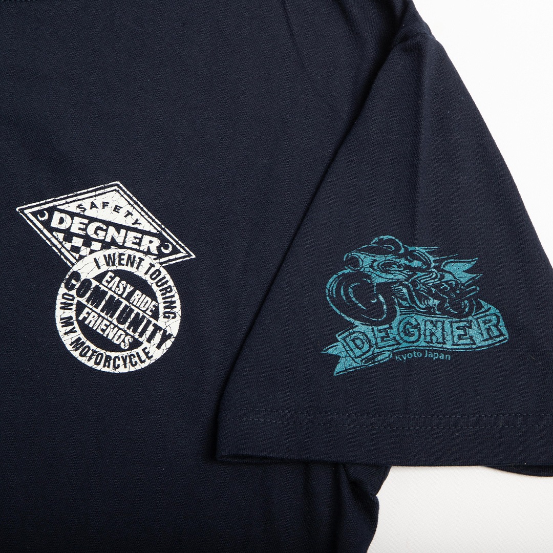 バイク コットン Tシャツ [25TS-1] ウェア,Tシャツ デグナーオンライン 秋冬 DEGNER