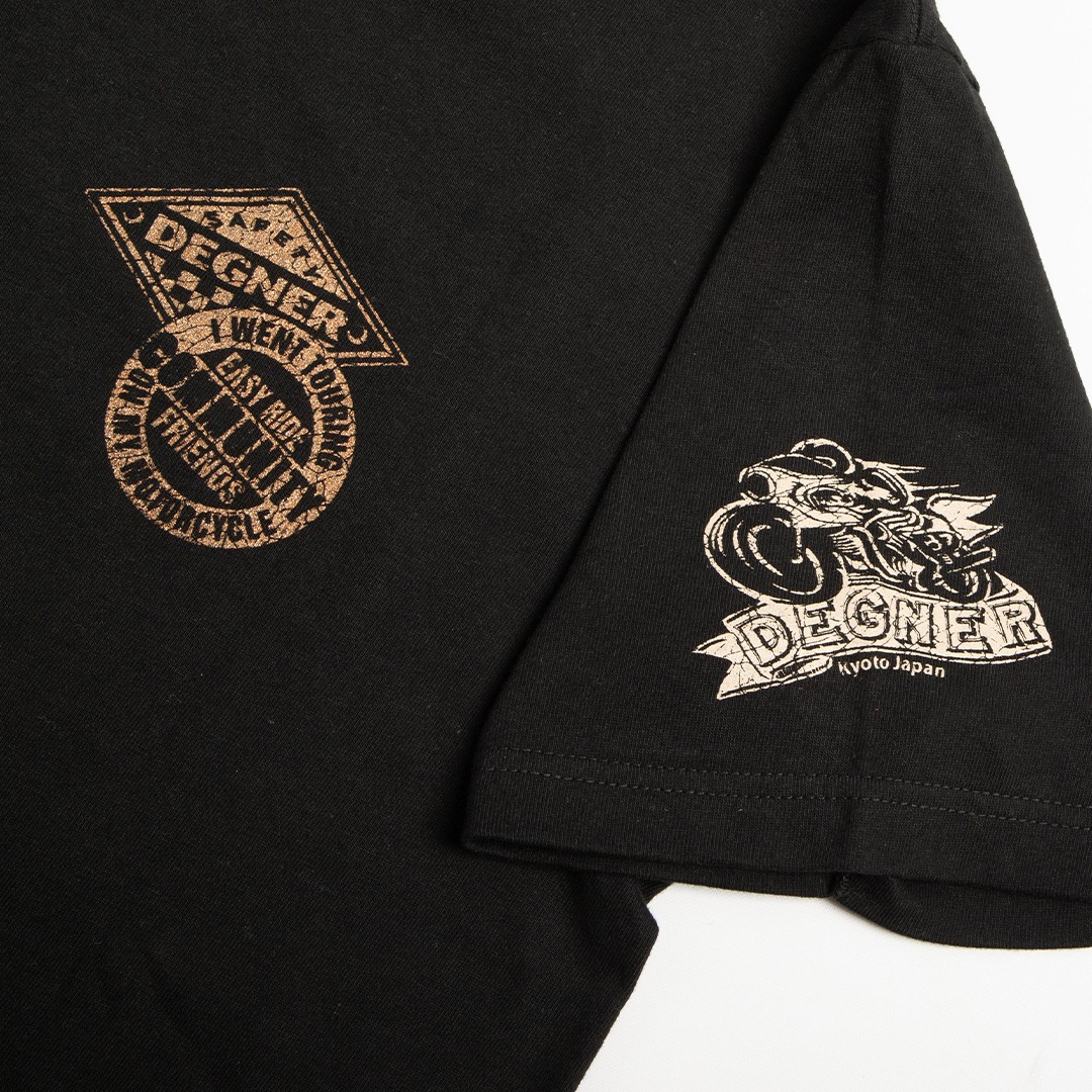 バイク コットン Tシャツ [25TS-1] ウェア,Tシャツ デグナーオンライン 秋冬 DEGNER
