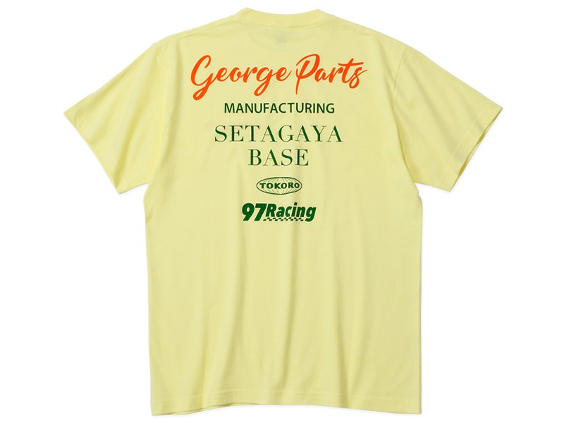 世田谷ベース George Parts Tシャツ ライトイエロー | [NEW/新商品] | 世田谷ベース ホビダス・マーケット