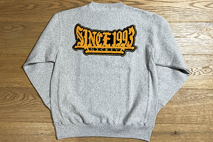 NICETY 12oz. crewneck sweat (1993) / heather gray | ブランド,NICETY ...