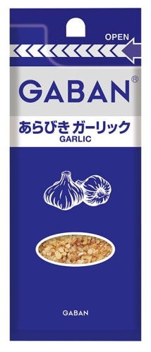 ハウス食品 GABAN ギャバン あらびきガーリック 袋 18g スパイス 香辛料 調味料 | 洋風 | ニシムタ ネットショップ