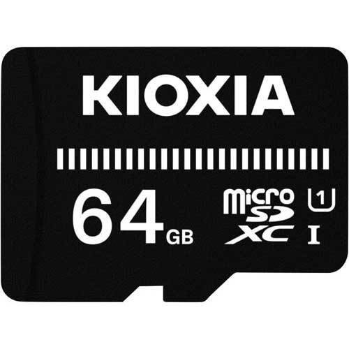 KIOXIA microSDカード 64GB KCA-MC064GS | マイクロSDカード | ニシムタ ネットショップ