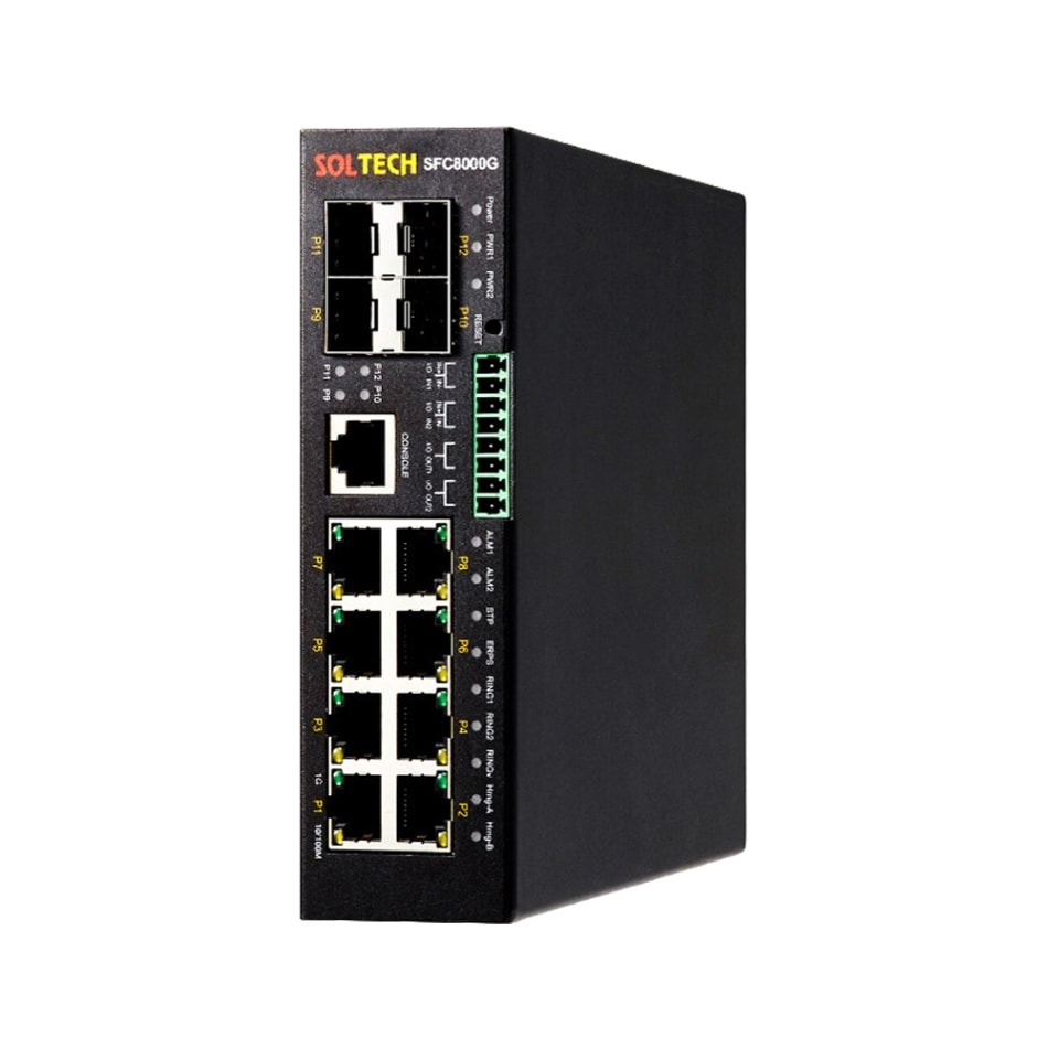 [SOLTECH] 1G UTP 8Port 1G SFP 2Slot 2.5G SFP 2Slot POE イーサネット 光スウィッチハーブ 8port+1G-SFP 2Slot +2.5G ...