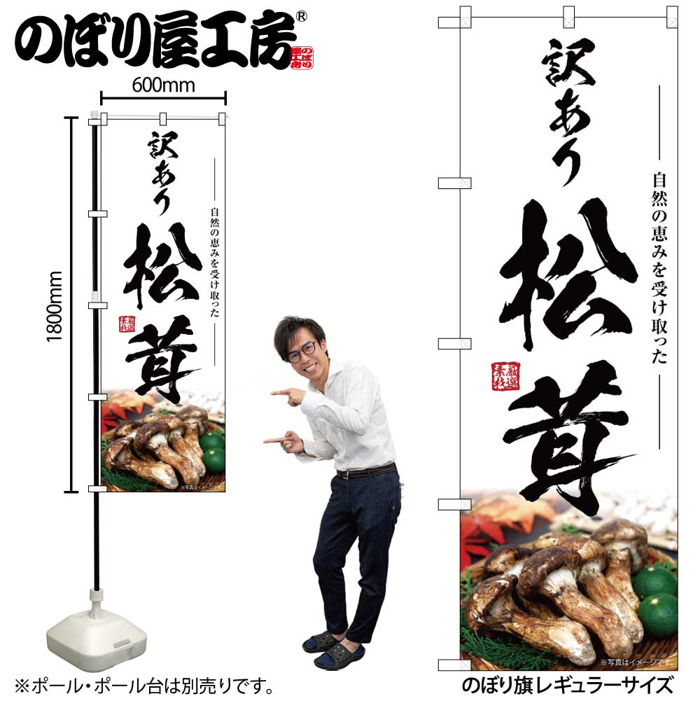 [G] のぼり 松茸 訳あり SNB-7431 【受注生産★2】 | すべての商品 | のぼり屋工房 オンラインカタログ
