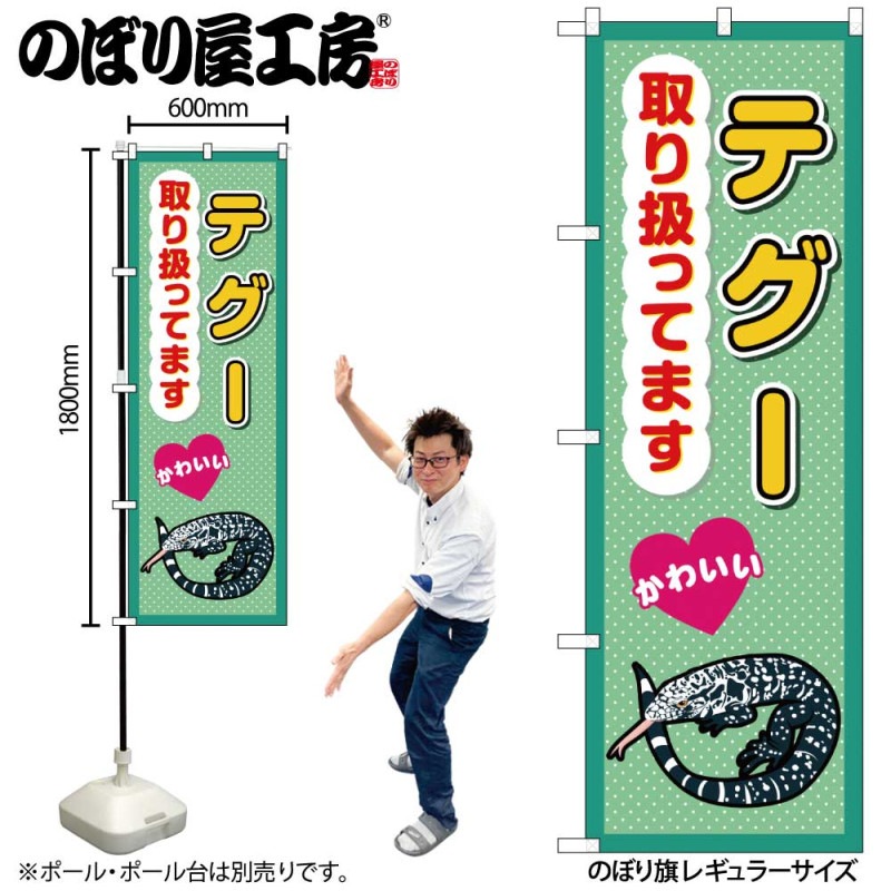 [G] のぼり テグー取り扱ってます GNB-3389 【受注生産品★2】 | のぼり,レギュラーのぼり | のぼり屋工房 オンラインカタログ