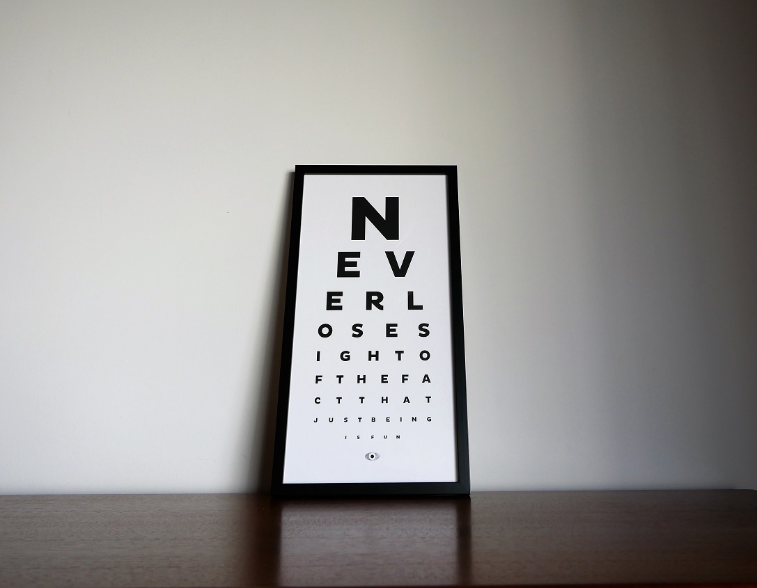 Fun eye chart