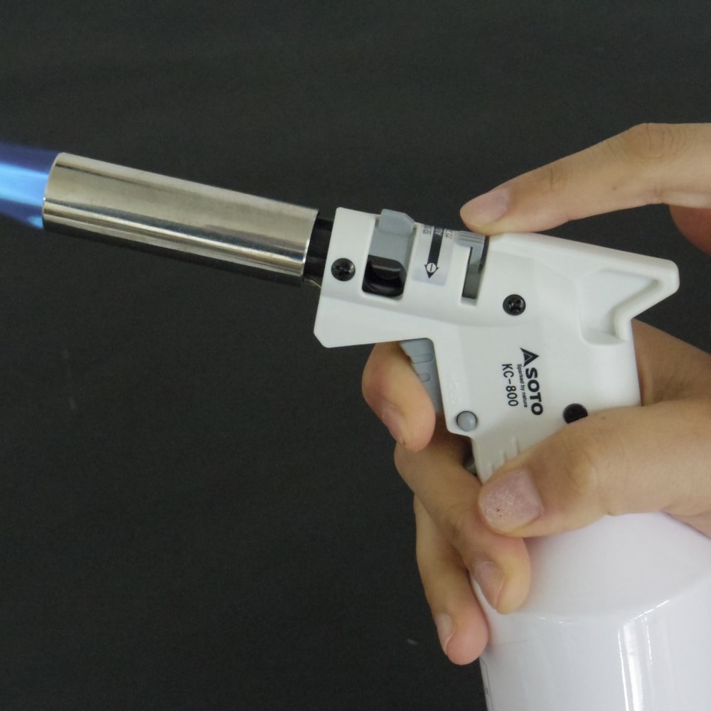 新富士バーナー SOTO(ソト) 炙りマスターPro(ガスバーナー) KC-800＋業務用パワーガス(ガスボンベ) KC-870 250g×5本セット【取り寄せ商品・即納不可】 の通販｜業務 ...