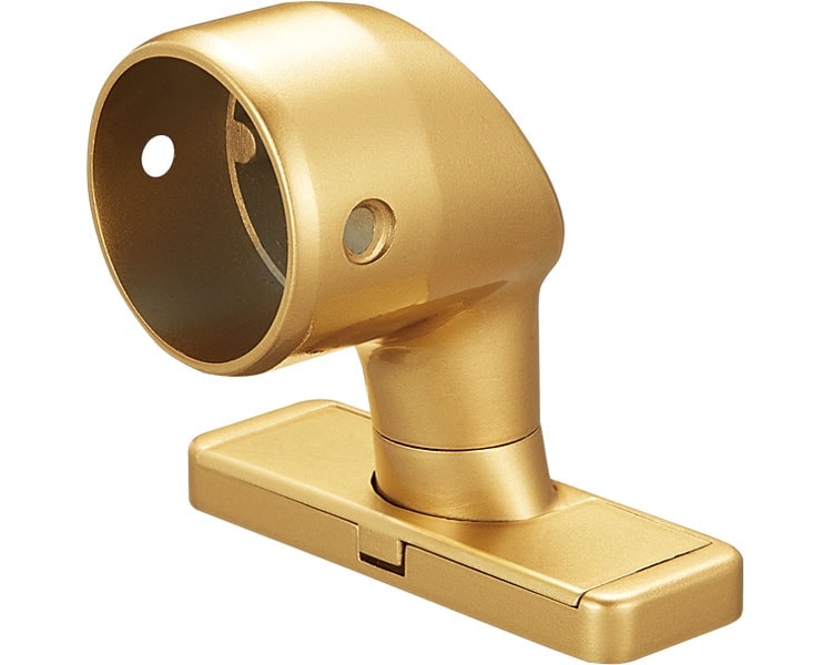 φ35 首振スリムエンドブラケットカバー付 040-5061 ゴールド BD-58G 20個セット 4976415959744 マツ六(株) | ノウキナビ