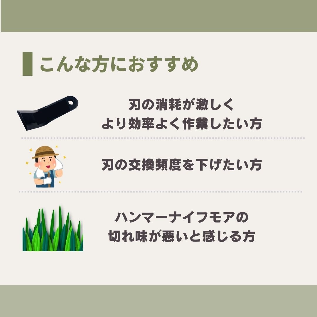 ハンマーナイフモア用替刃 38枚＆取付ボルト19組セット HR665・HR665ステンレス・HRC665他用 | ノウキナビ