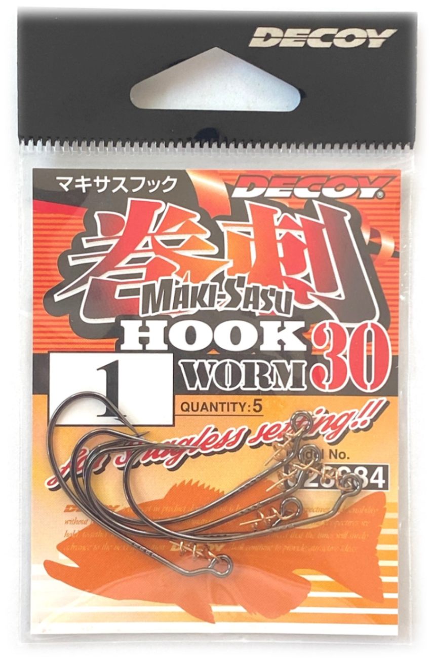 KATSUICHI/DECOY Makisasu Hook Worm30 (カツイチ/デコイ 巻刺フック マキサスフック) | チニング ...