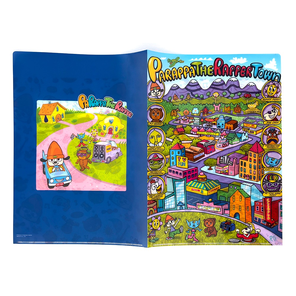 パラッパ Wポケットクリアファイル | パラッパ Parappa The Rapper | RodneyFun.comショップ