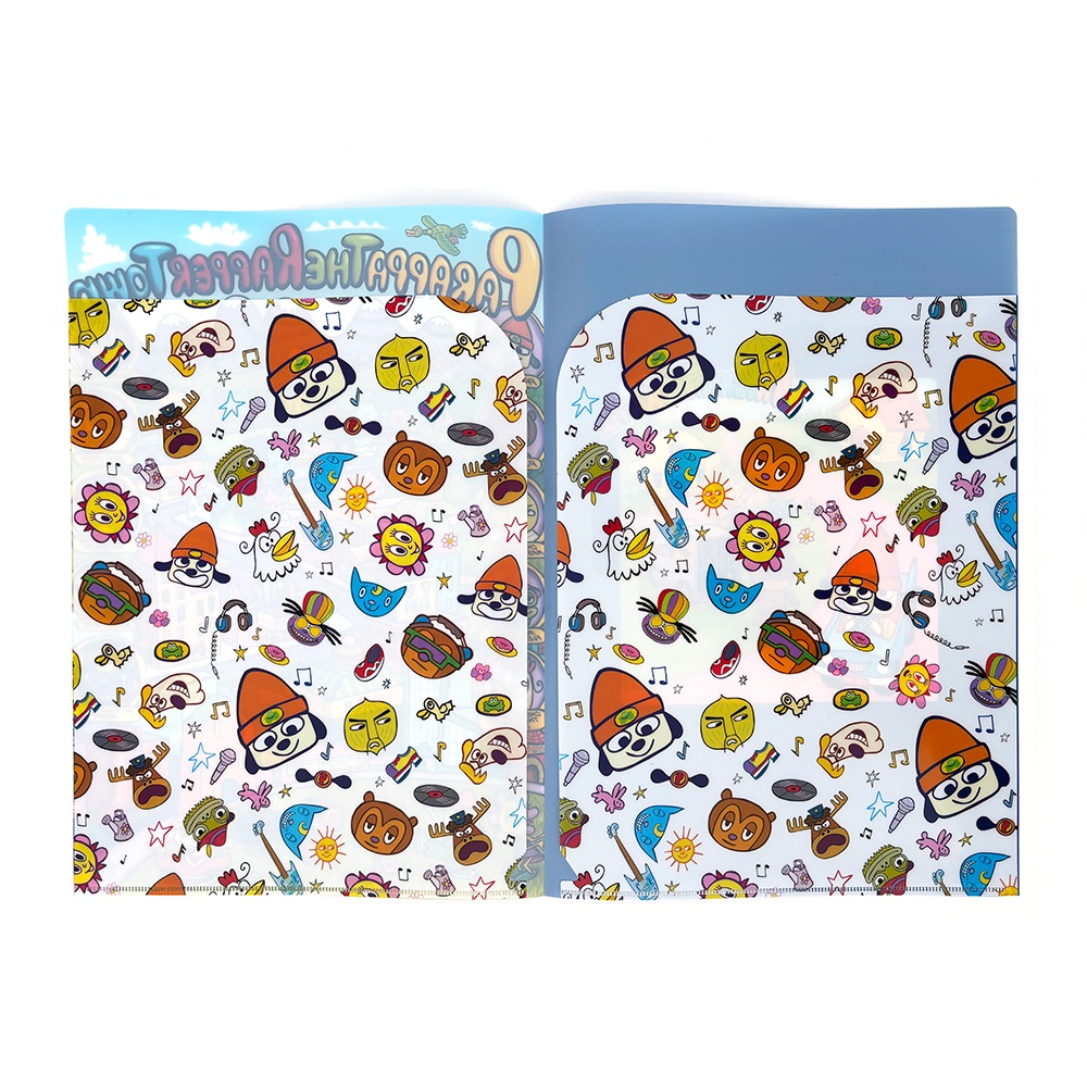 パラッパ Wポケットクリアファイル | パラッパ Parappa The Rapper | RodneyFun.comショップ