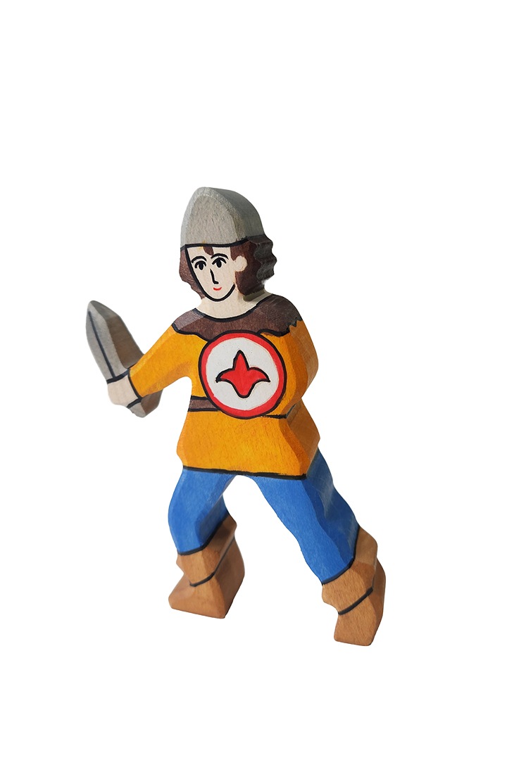 Wooden Toy / Boy, orange shirt | Brand,Wooden Toy | OBEBE