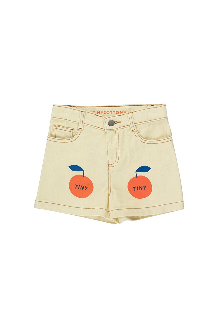 [2nd drop]tinycottons / TINY APPLE SHORT / SS23-184 / pastel yellow ...