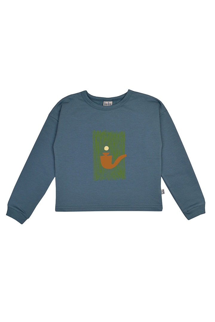 [2nd drop]ba*ba kidswear / Artist Longsleeve / ARTGLS/LBLU/W23 | OUTLET ...