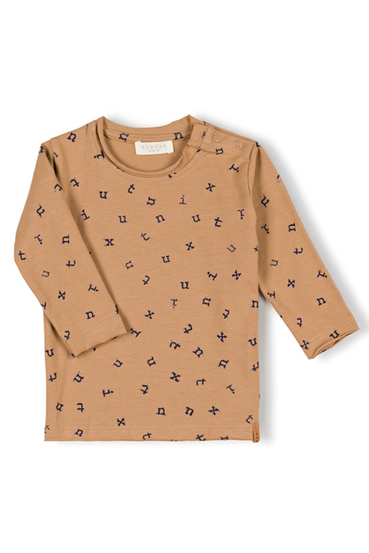 nixnut / Stamp Longsleeve / Biscuit