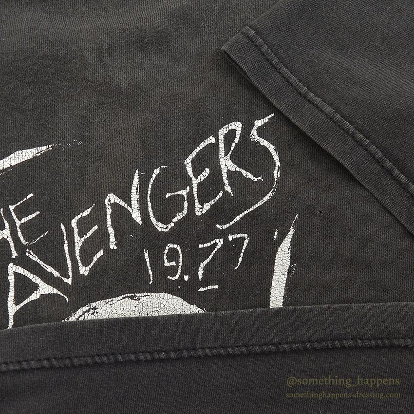 1990's~ TULTEX THE AVENGERS PUNK ART POSTER PRINT T-SHIRT ... XL | 確認用 ...