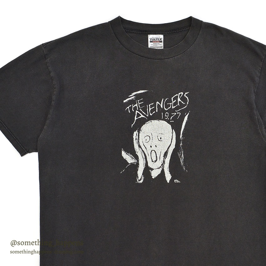 1990's~ TULTEX THE AVENGERS PUNK ART POSTER PRINT T-SHIRT ... XL | 確認用 ...
