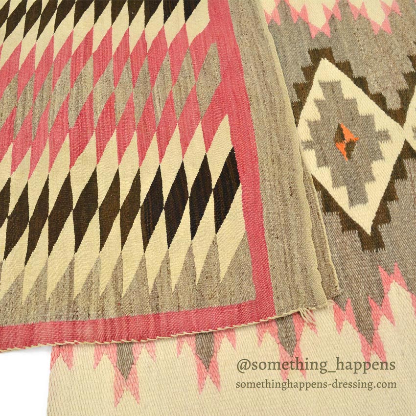 c.1930's NAVAJO RUG STEPPED DIAMONDS PATTERN ... 194cm×103cm | Home ...