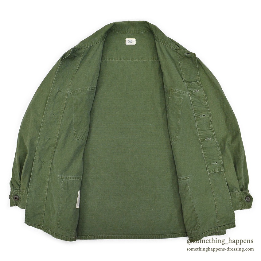 1960's U.S.ARMY JUNGLE FATIGUE JACKET / MACSHORE CLASSICS, INC. ... M-S ...