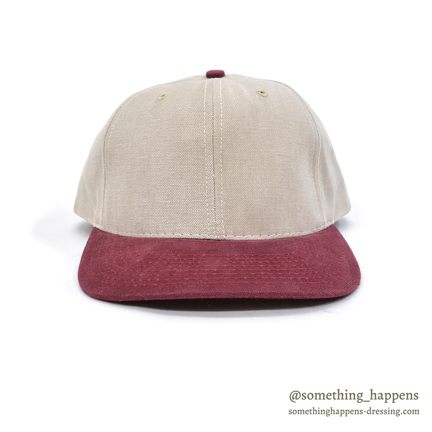 1990's DEADSTOCK LIGHT GRAY/MAROON SNAP BACK CAP USA製 ... | 確認用 ...