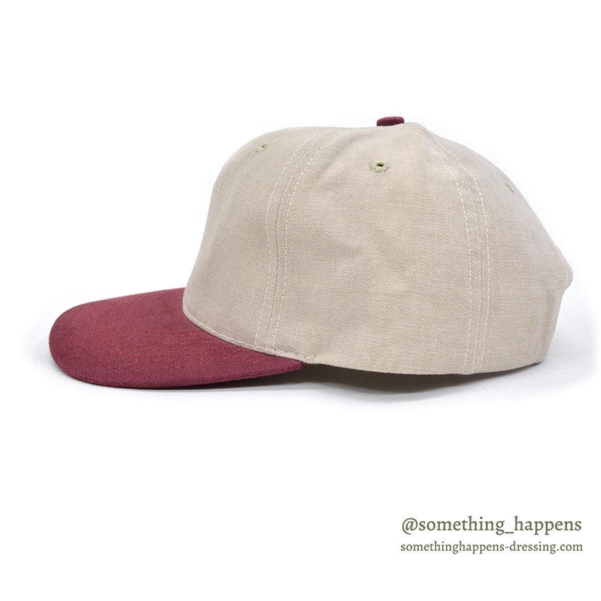 1990's DEADSTOCK LIGHT GRAY/MAROON SNAP BACK CAP USA製 ... | 確認用 ...