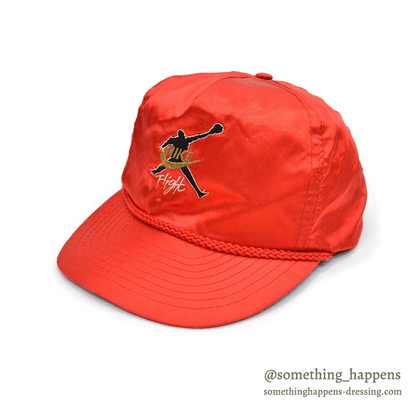 1990's BOOTLEG NIKE AIR JORDAN FLIGHT NYLON CAP RED ... | 確認用 ...